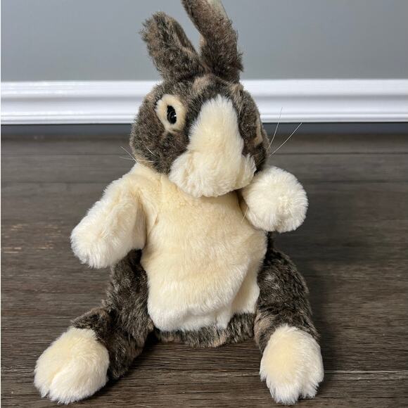 Folkmanis Puppets | Toys | Folkmanis Baby Dutch Rabbit Plush Hand ...